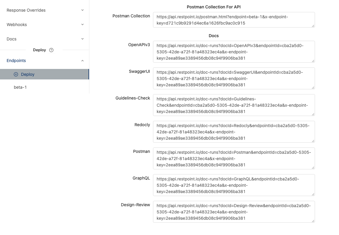 RestPoint.io - API Designer